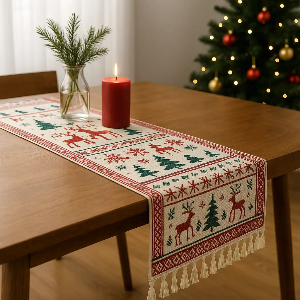 Christmas Table Runners & Mats for Stylish Holiday Dining – Export House